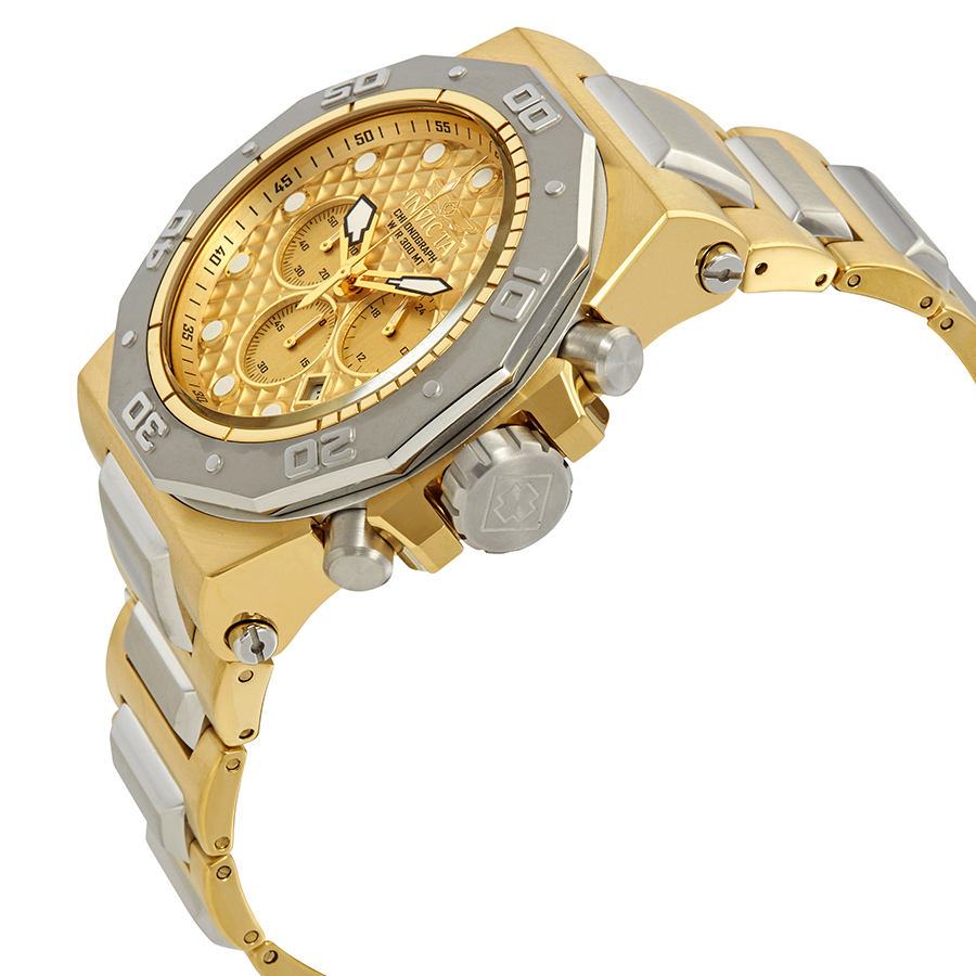 Invicta Akula Reserve Chronograph Gold Dial Men's Watch 23102 - Akula ...