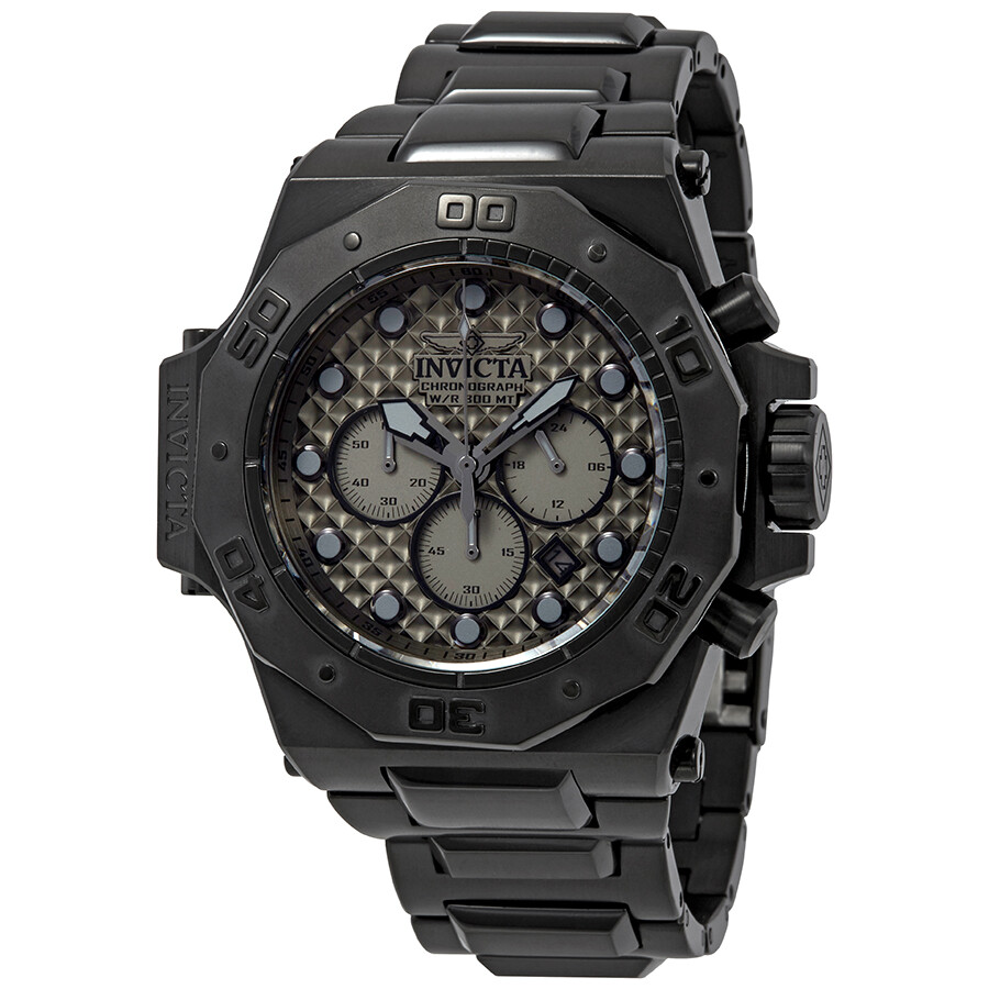 Invicta Akula Reserve Chronograph Gunmetal Dial Men's Watch 23099 ...