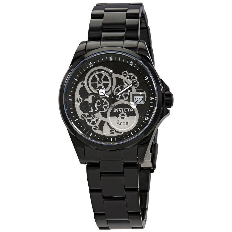 Invicta Angel Black Dial Ladies Watch 23570 886678286928 - Watches ...