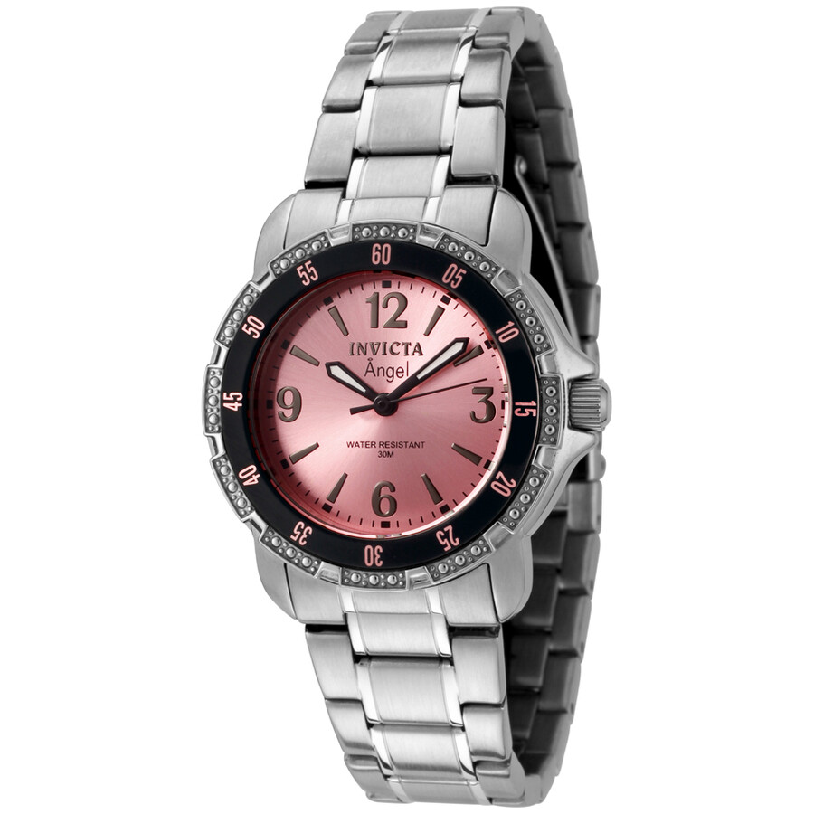 Invicta Angel Chronograph Pink Dial Ladies Watch 0547 843836005470 ...