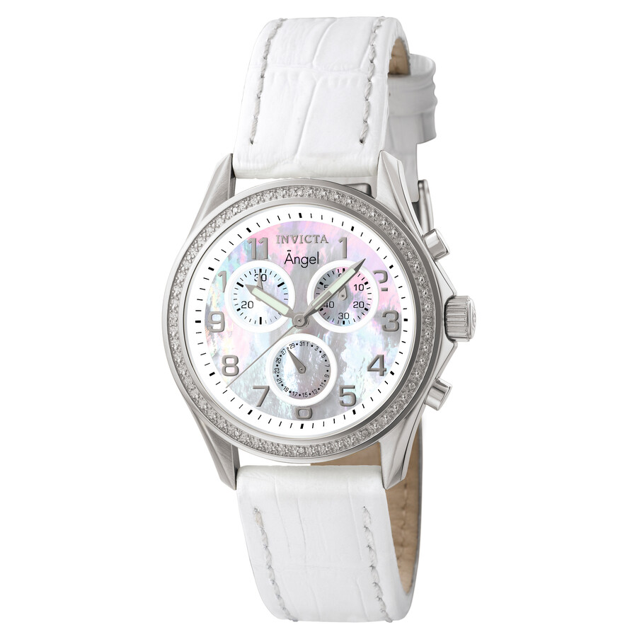 Invicta Angel Chronograph Quartz Crystal Ladies Watch 0578 843836005784 ...