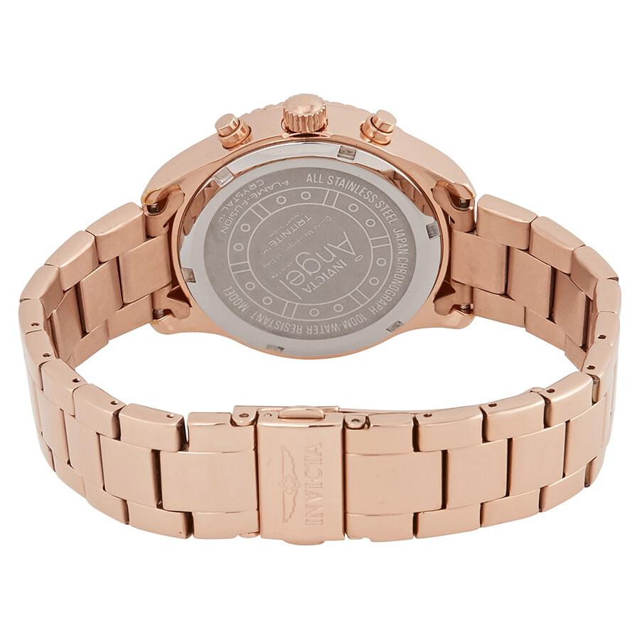Invicta Angel Chronograph Rose Dial Ladies Watch 20267 - Angel ...