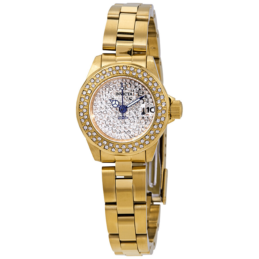 Invicta Angel Crystal Silver Dial Ladies Watch 28456 886678339280 ...