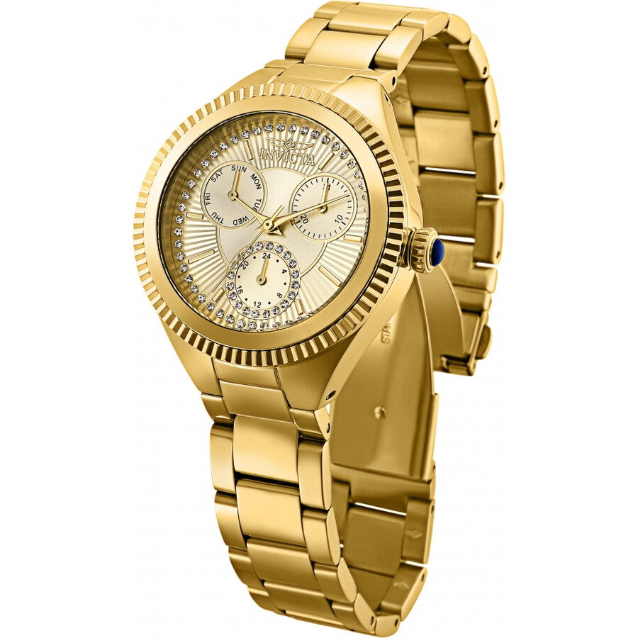 Invicta Angel Gold Dial Ladies Watch 28345 - Angel - Invicta - Watches ...