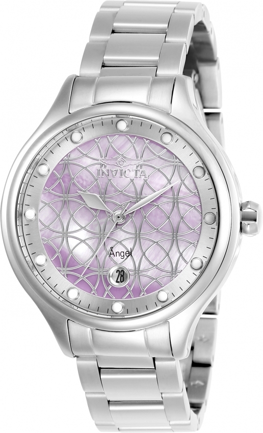 Invicta Angel Pink Mother of Pearl Dial Ladies Watch 27767 886678332366 ...