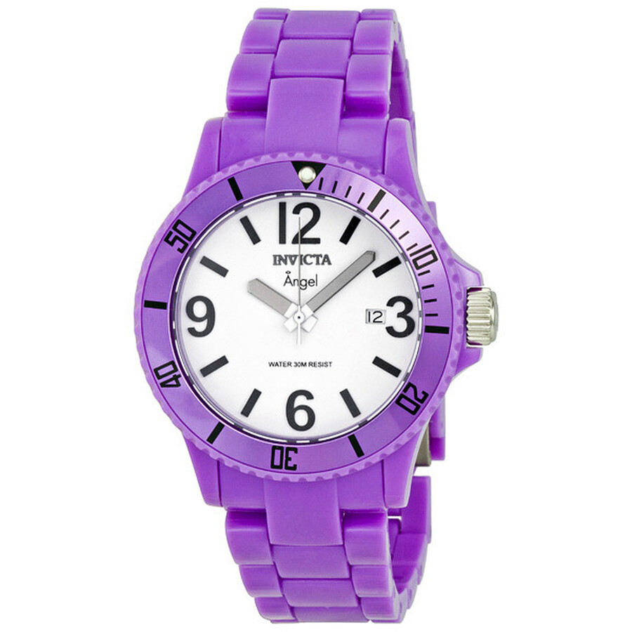 Invicta Angel Light Purple Messenger Ladies Watch 1212 843836012126 ...