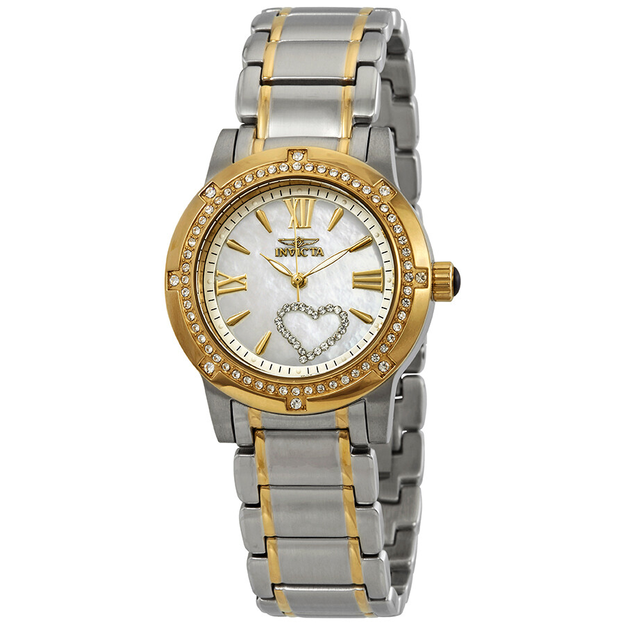 Invicta Angel Mother of Pearl Dial Ladies Watch 16707 886678204526 ...