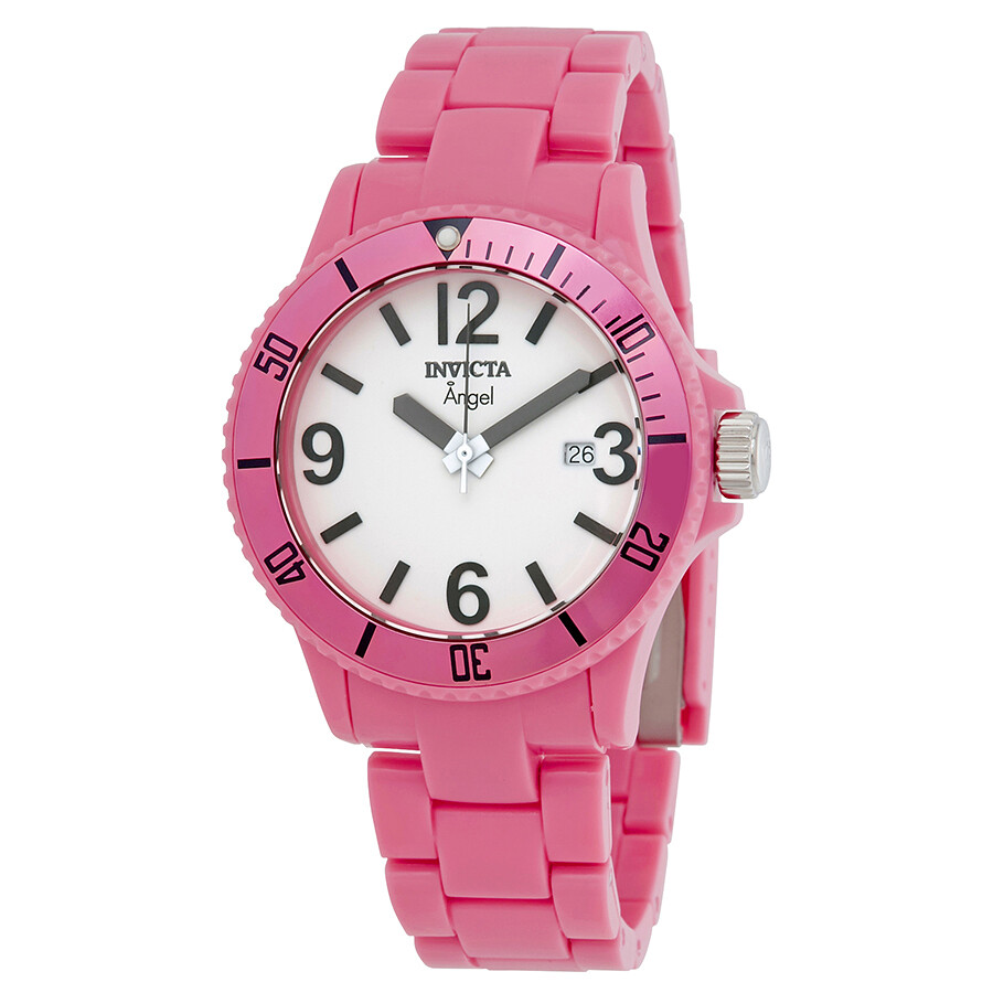 Invicta Angel Pink Messenger Ladies Watch 1209 843836012096 - Watches ...