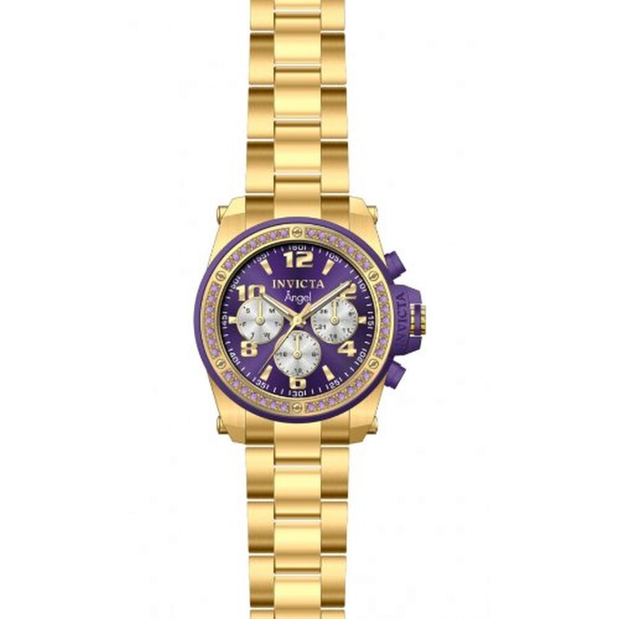 Invicta Angel Purple Dial Ladies Watch 11732 886678126866 - Watches ...