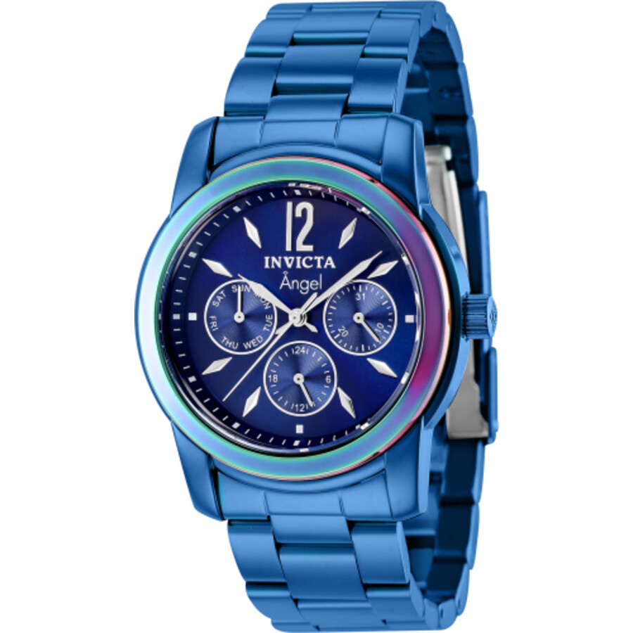 Invicta Angel Quartz Blue Dial Ladies Watch 40225 886678541379 ...