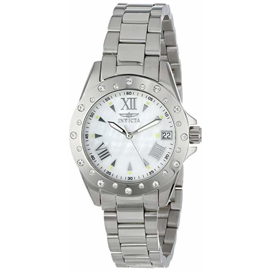 Invicta Angel Quartz Crystal Ladies Watch 12854 0886678128549 - Watches ...