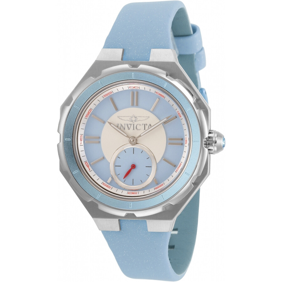 Invicta Angel Quartz Light Blue Dial Ladies Watch 31664 886678374021 ...