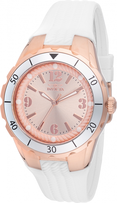 Invicta Angel Quartz Rose Gold Dial Ladies Watch 48853 886678655892 ...