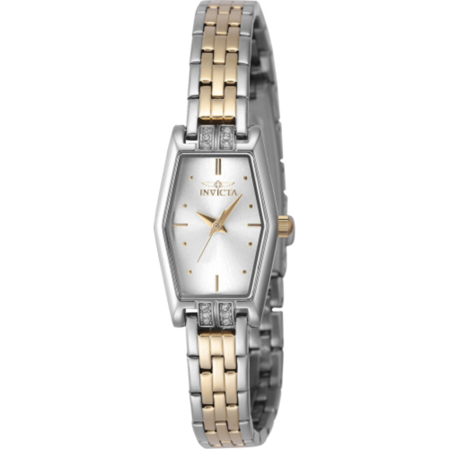 Invicta Angel Quartz Silver Dial Ladies Watch 48132 886678641345 ...