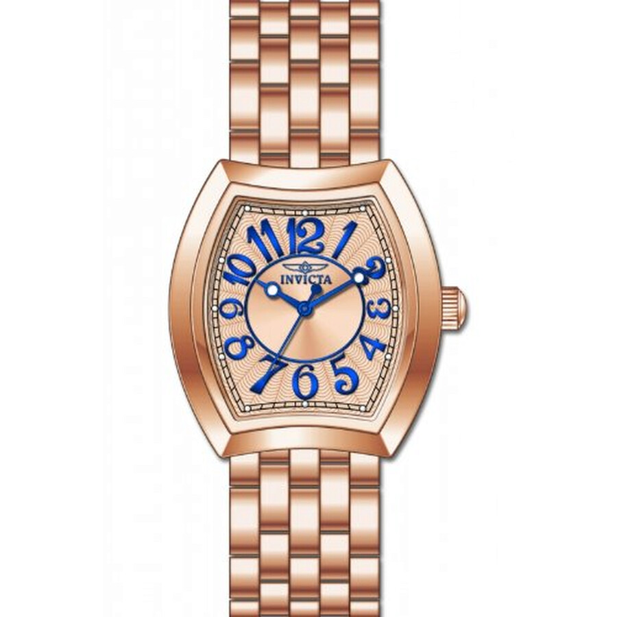 Invicta Angel Rose Dial Rose Gold Ion-plated Ladies Watch 15042 ...