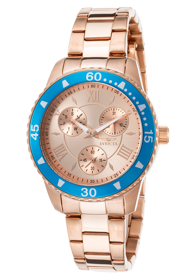 Invicta Angel Rose Gold Dial Ladies Watch 21769 886678267385 - Watches ...
