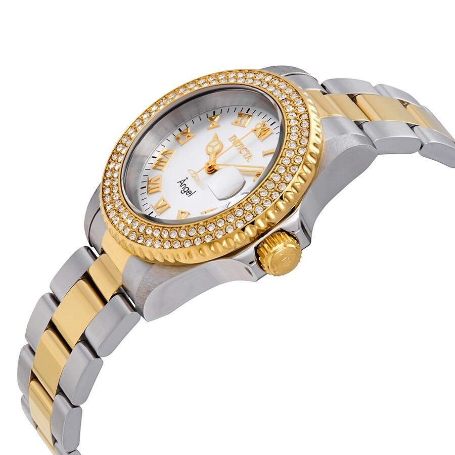 Invicta Angel Silver Dial Two-tone Ladies Watch 20214 - Angel - Invicta ...