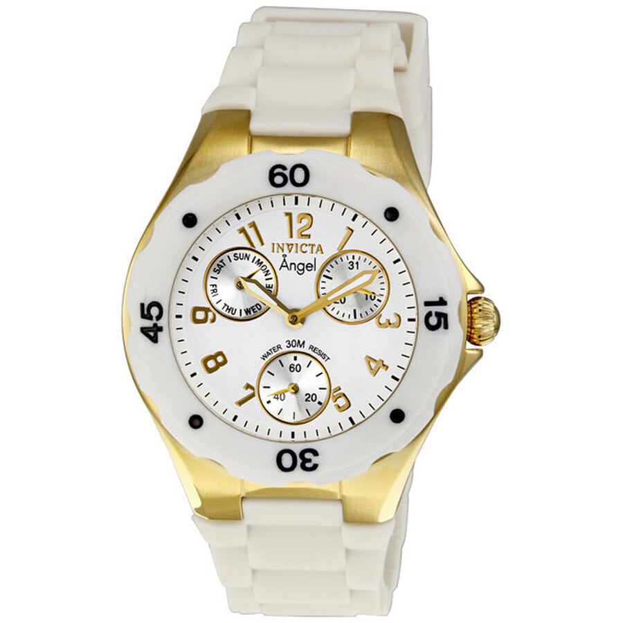 Invicta Angel Multi-Function White Dial Ladies Watch 0718 843836007184 ...