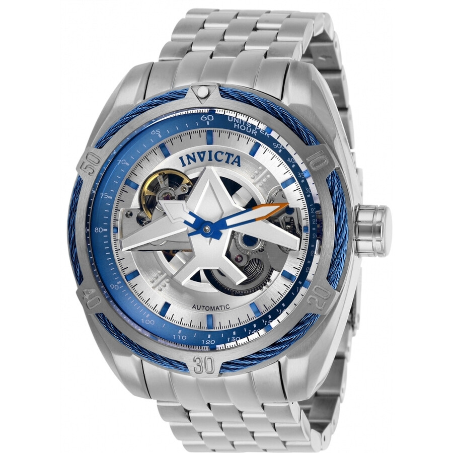 Invicta Aviator Automatic Silver Dial Men's Watch 28208 886678336807 ...