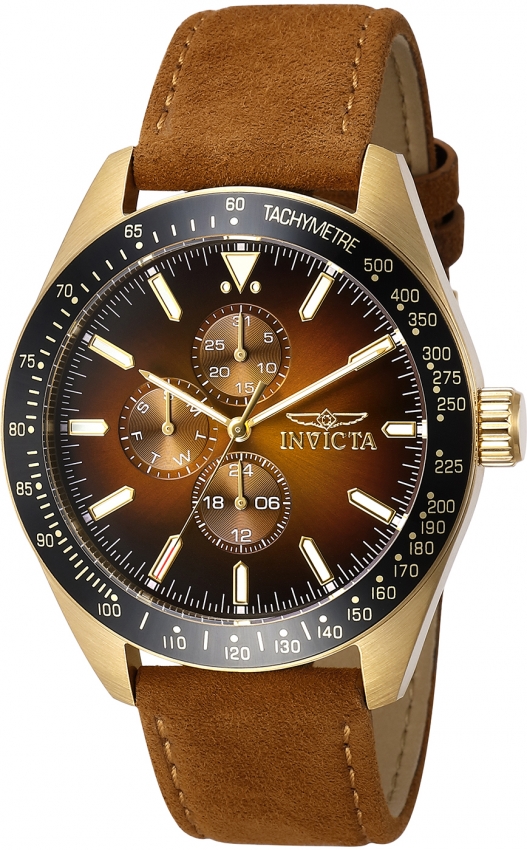 Invicta Aviator Quartz Brown Dial Men's Watch 38985 886678528158 ...