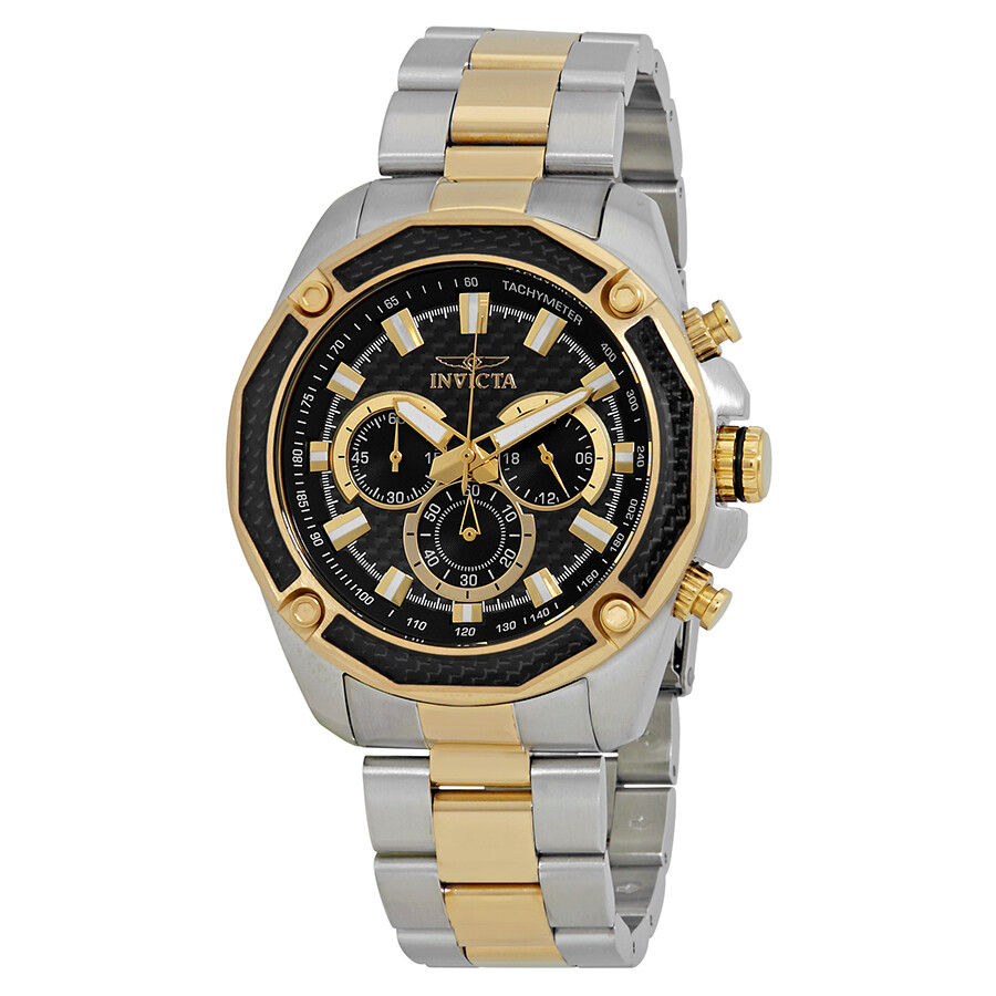 Invicta Aviator Chronograph Black Dial Men's Watch 22806 886678278794 ...