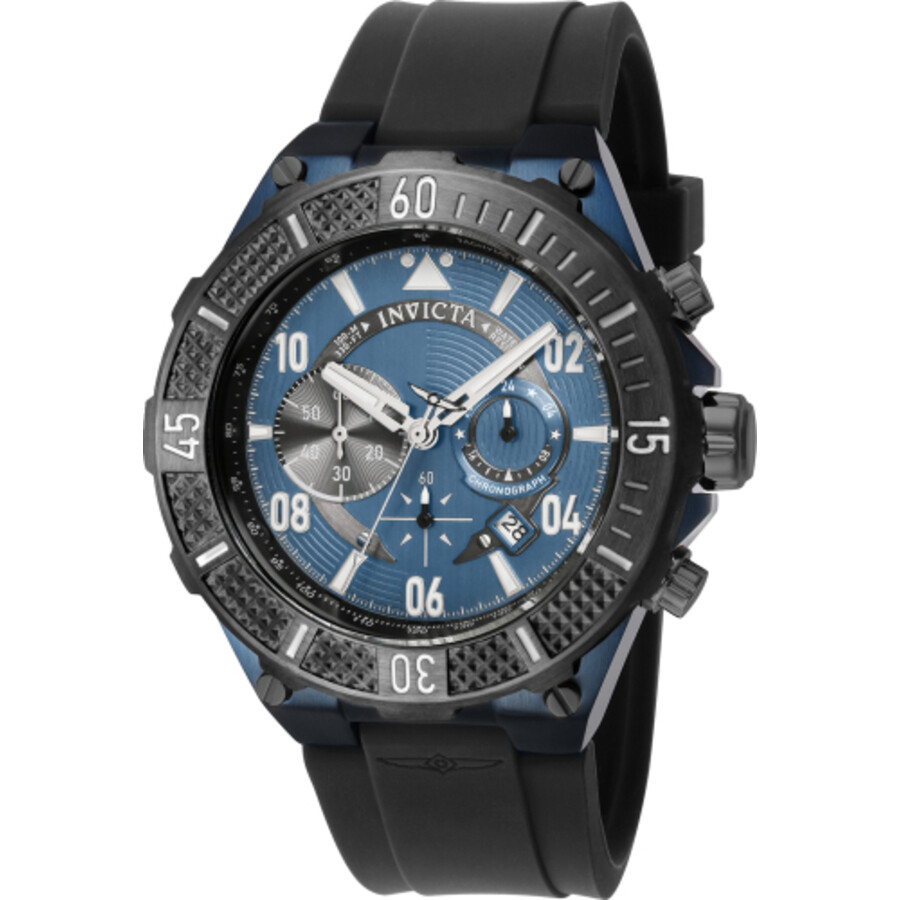 Invicta Aviator Chronograph GMT Quartz Blue Dial Men's Watch 40503 ...