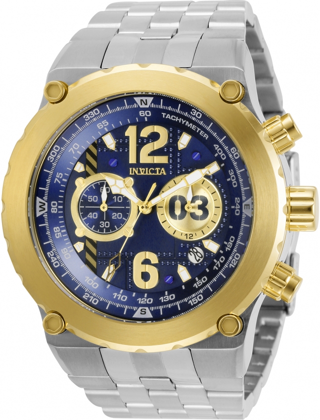 Invicta Aviator Chronograph Quartz Blue Dial Men's Watch 31594 ...