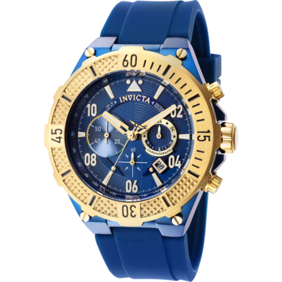 Invicta Aviator Chronograph Quartz Blue Dial Men's Watch 40533 ...