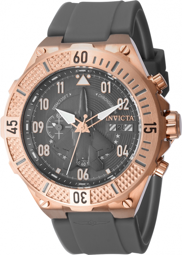 Invicta Aviator Chronograph Quartz Grey Dial Men's Watch 39891 ...