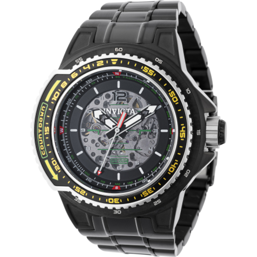 Invicta Aviator Crosswind Automatic Black Dial Men's Watch 44695 ...