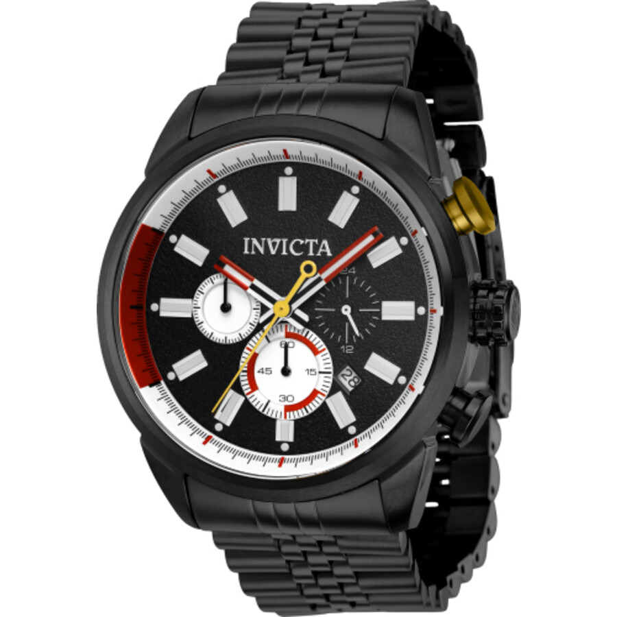 Invicta Aviator GMT Chronograph Quartz Black Dial Men's Watch 39947 ...