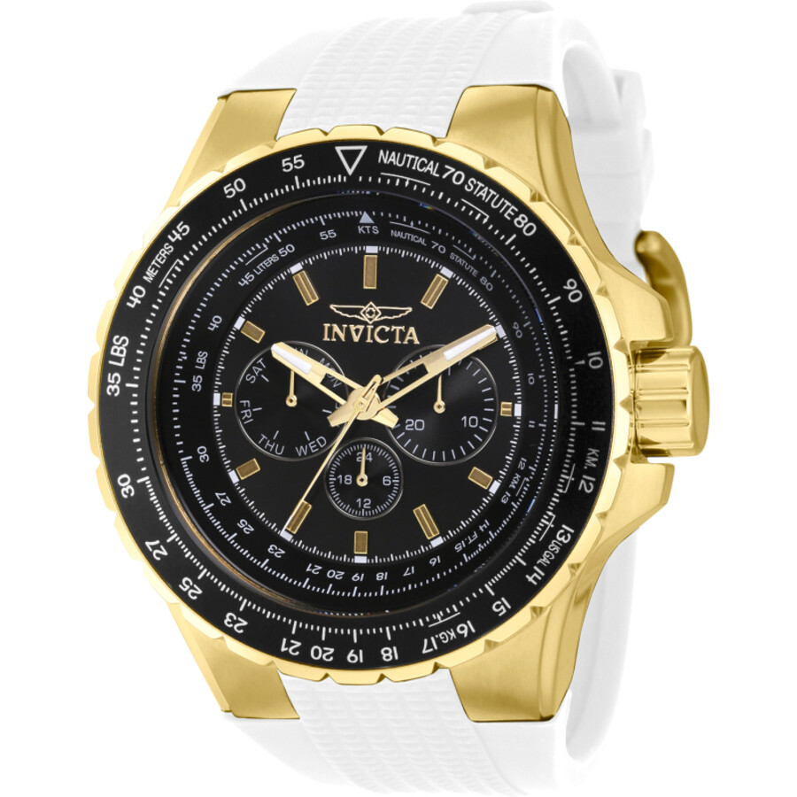 Invicta Aviator GMT Quartz Black Dial Men's Watch 39312 886678531707 ...