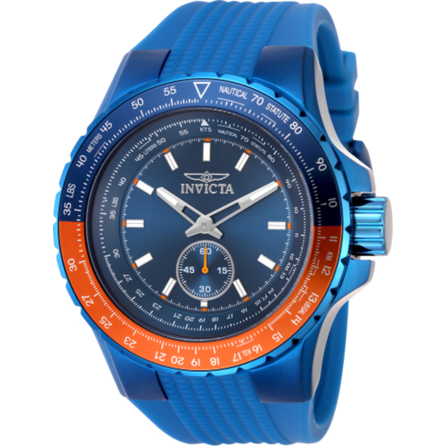 Invicta Aviator Quartz Blue Dial Men's Watch 49310 886678663200 ...