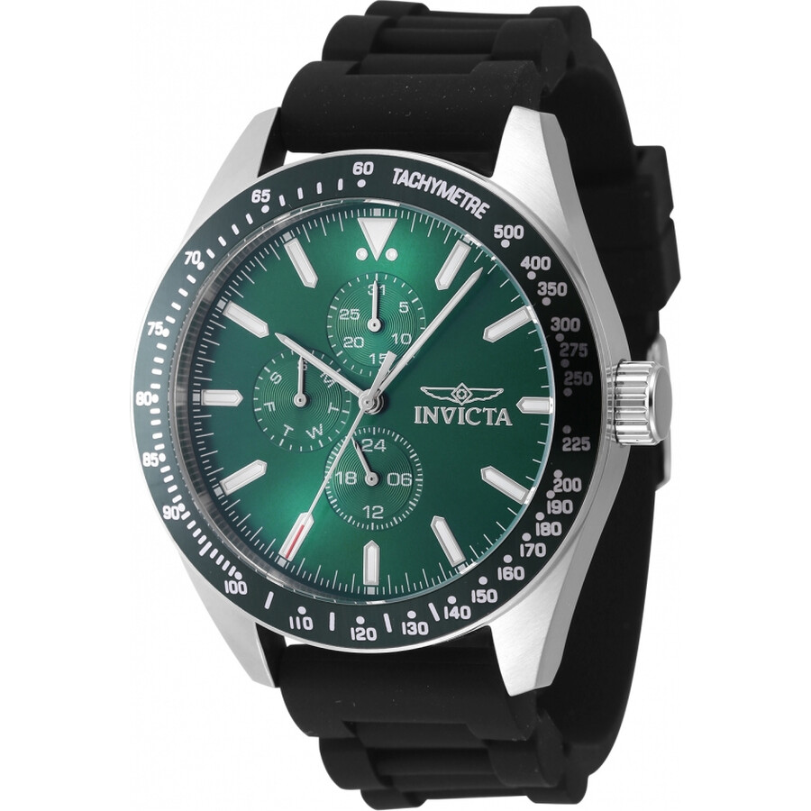 Invicta Aviator Quartz Green Dial Men's Watch 47591 886678633494 ...