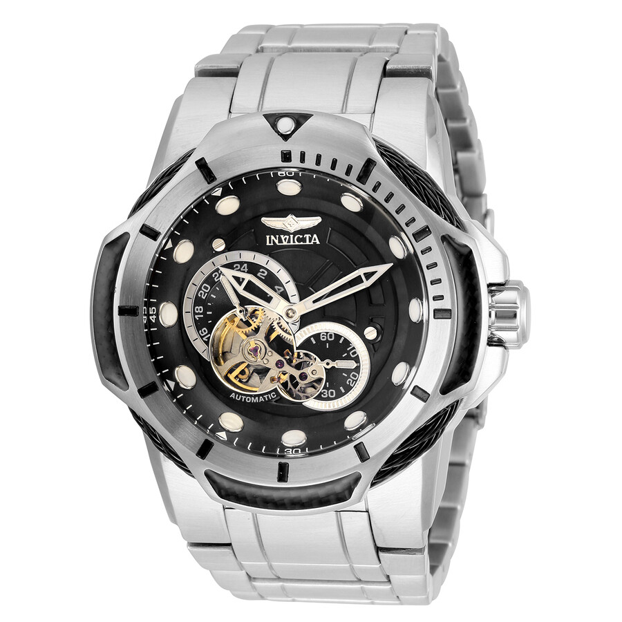 Invicta Bolt Automatic Black Dial Men's Watch 31173 886678368693 ...