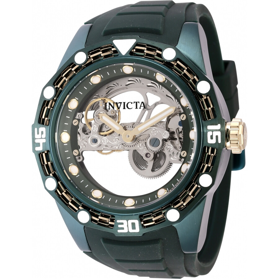 Invicta Bolt Automatic Green Dial Men's Watch 44025 886678584840 ...