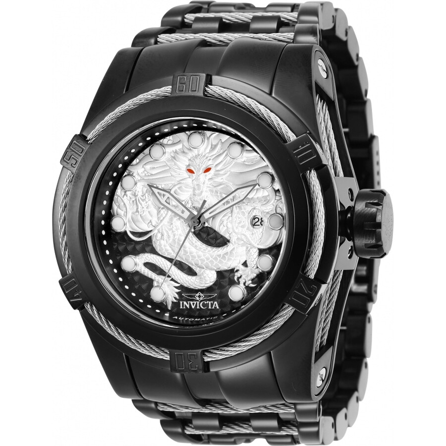 Invicta Bolt Dragon Automatic Silver Dial Men's Watch 28771 ...