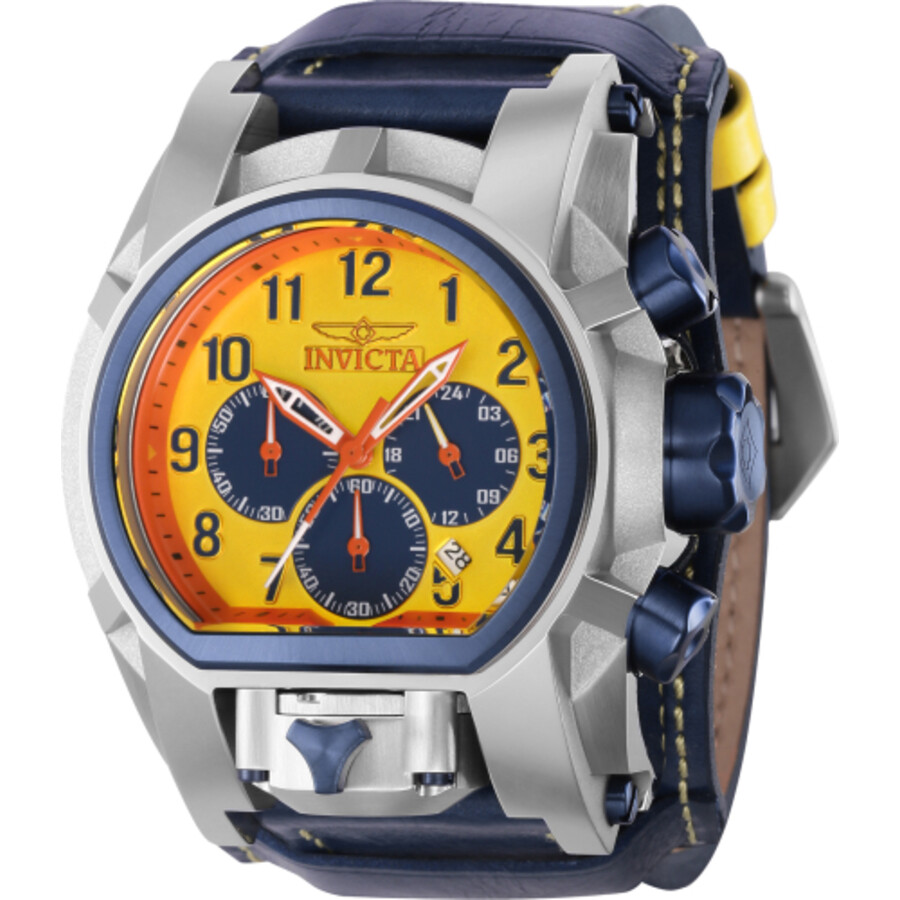 Invicta Bolt Bolt Zeus Magnum Chronograph GMT Quartz Men's Watch 37249 ...