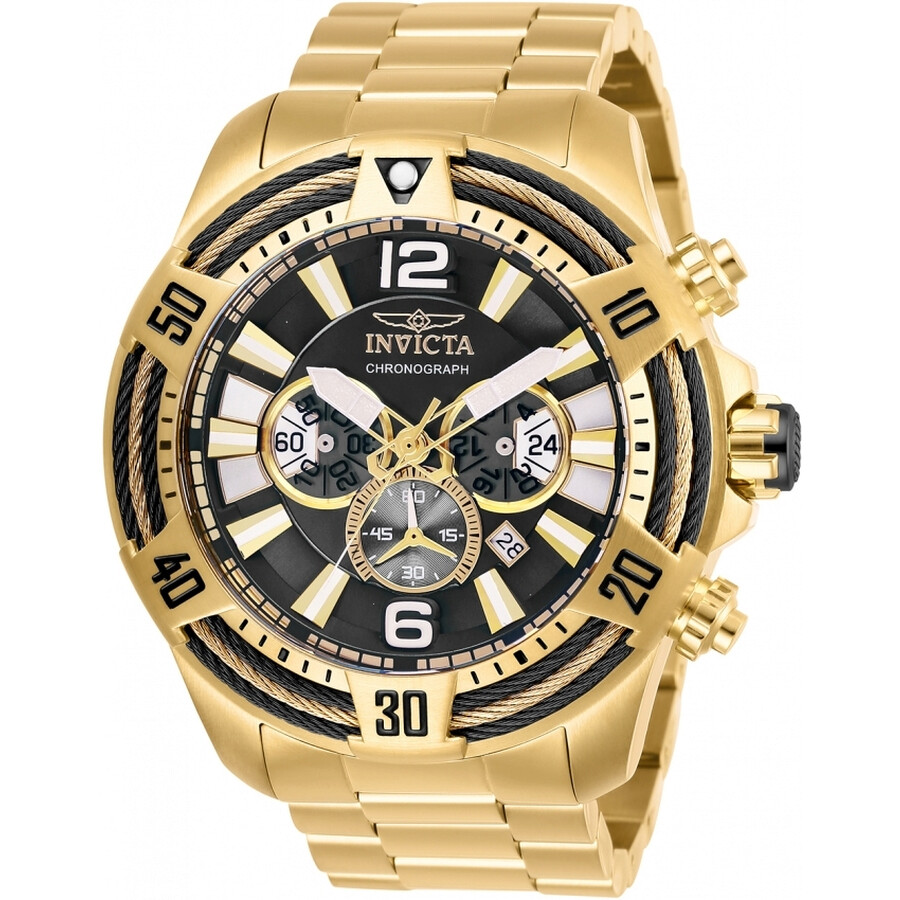 Invicta Bolt Chronograph Black Dial Men's Watch 27266 886678327287 ...