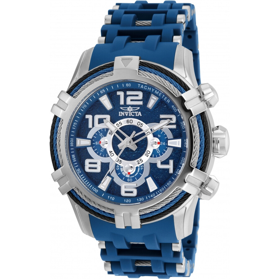 Invicta Bolt Chronograph Blue Dial Men's Watch 25558 886678309160 ...