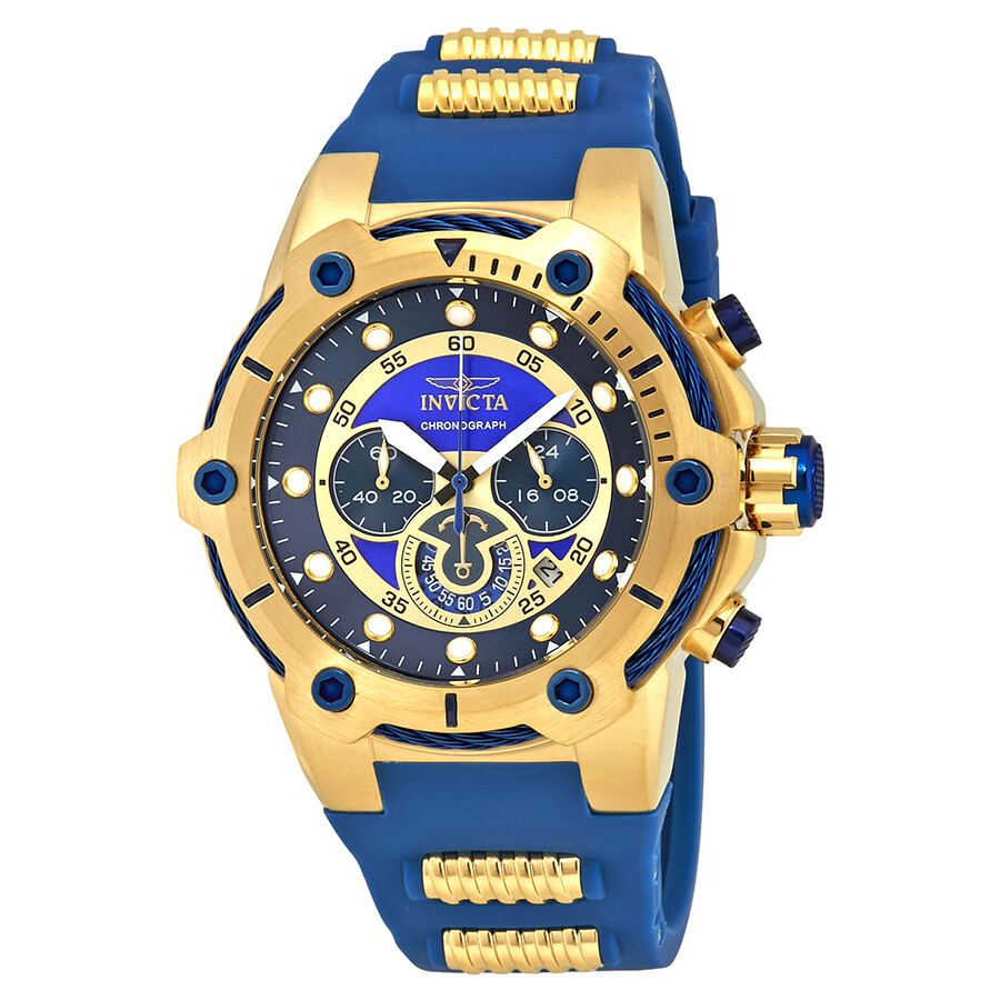 Invicta Bolt Chronograph Blue Dial Men's Watch 26816 886678322589 ...