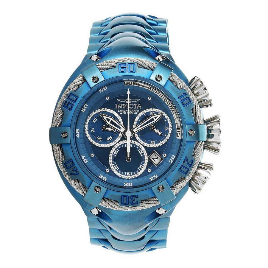 Invicta Bolt Chronograph Blue Dial Men's Watch 27523 886678329885 ...