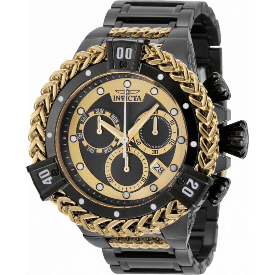 Invicta Bolt Chronograph Date Quartz Black Dial Men's Watch 35569 886678434015 - Watches, Bolt ...