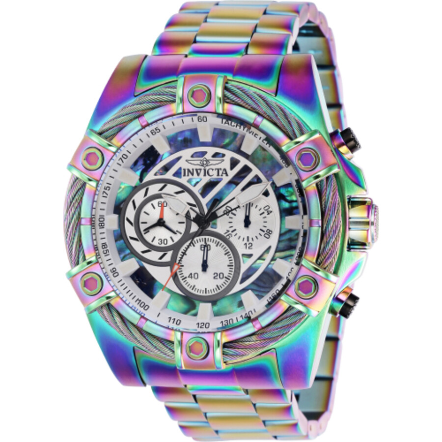 Invicta Bolt Chronograph GMT Quartz Blue Dial Men's Watch 38956 ...