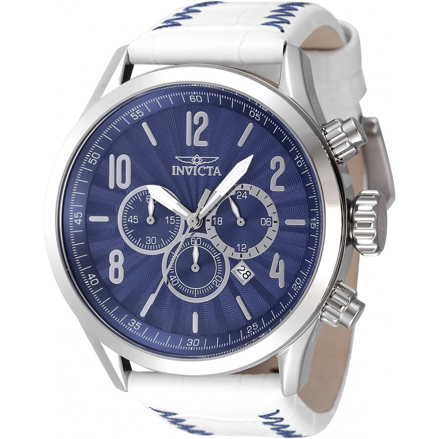 Invicta Bolt Chronograph GMT Quartz Blue Dial Men's Watch 46559 ...