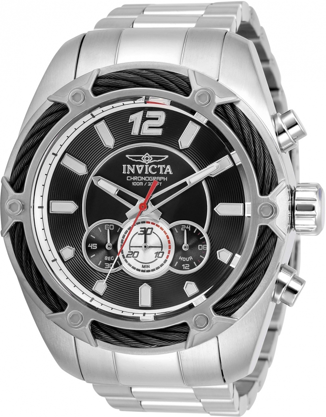 Invicta Bolt Chronograph Quartz Black Dial Men's Watch 31464 ...