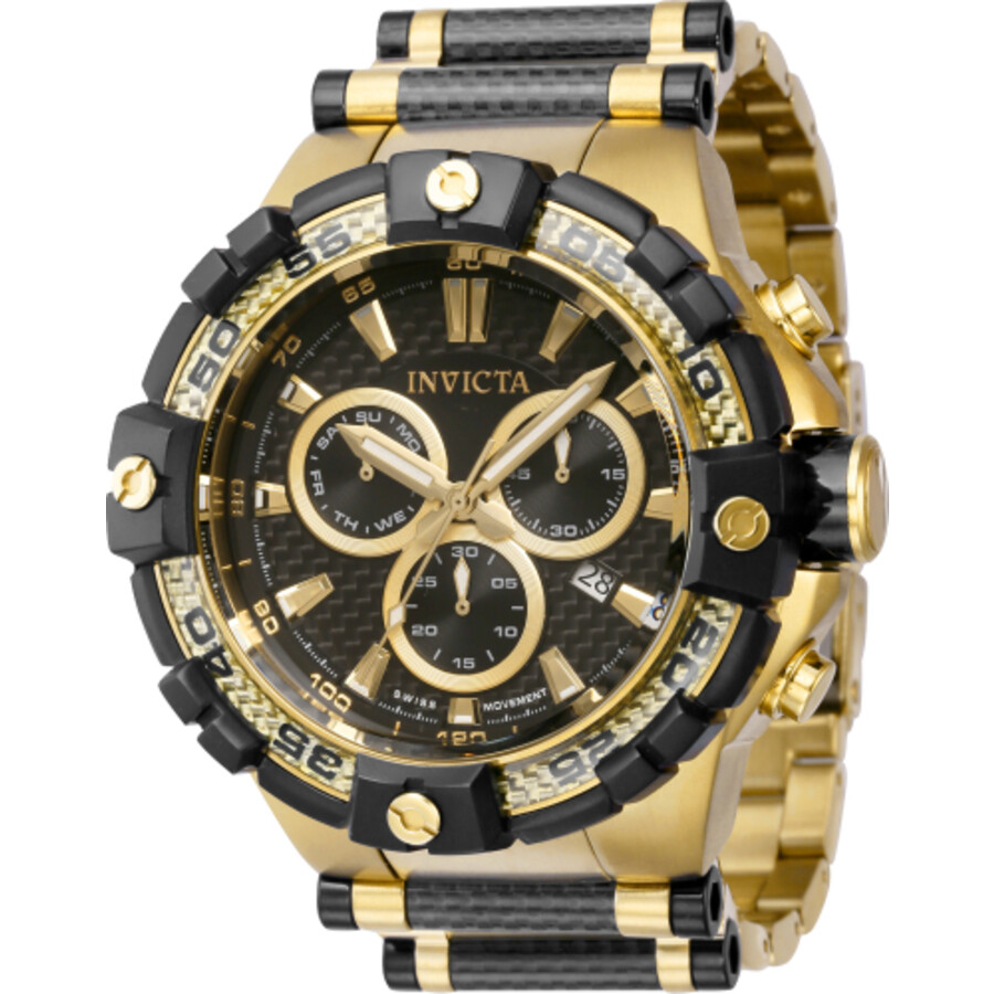 Invicta Bolt Chronograph Quartz Black Dial Men's Watch 38143 Bolt ...