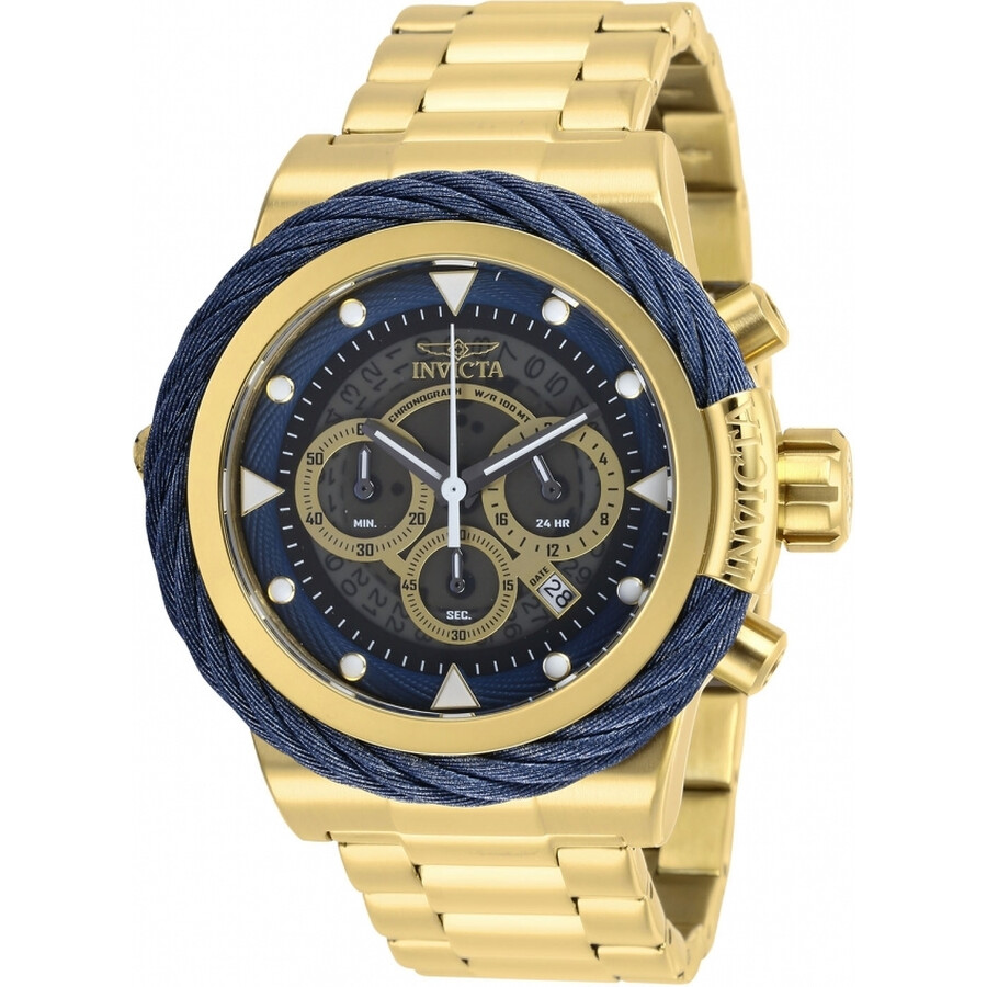 Invicta Bolt Chronograph Quartz Blue Dial Men's Watch 27801 ...