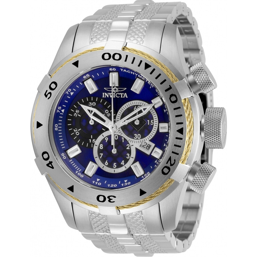 Invicta Bolt Chronograph Quartz Blue Dial Men's Watch 29742 ...