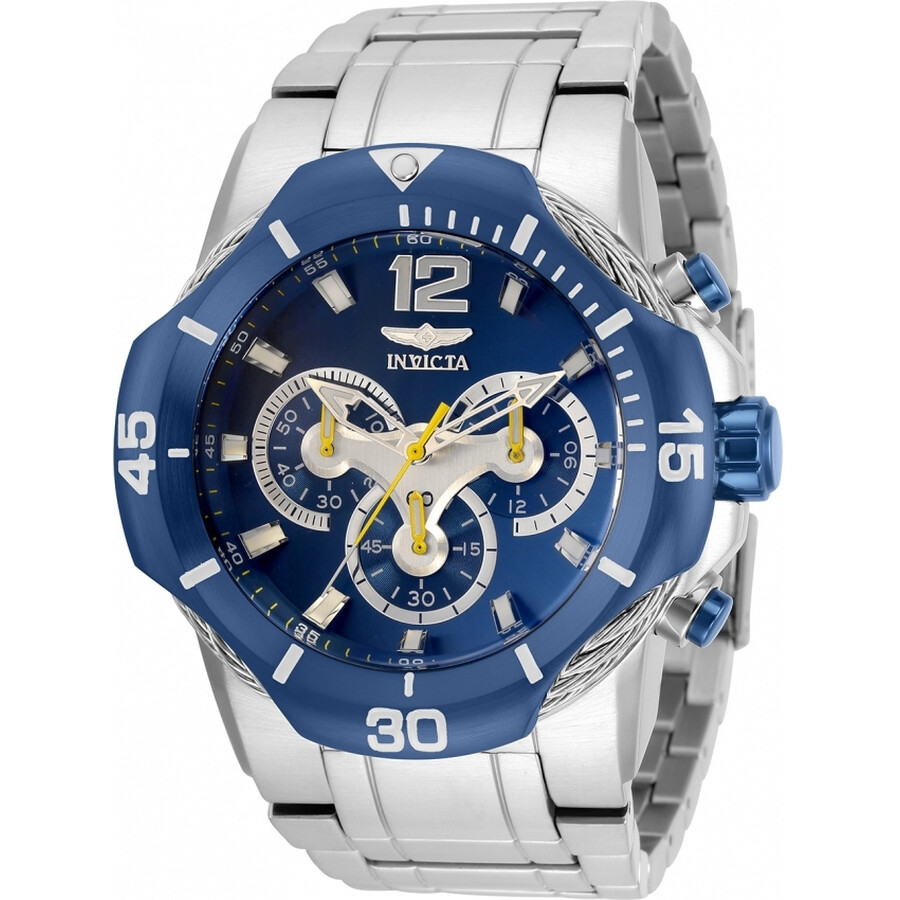 Invicta Bolt Chronograph Quartz Blue Dial Men's Watch 31162 ...
